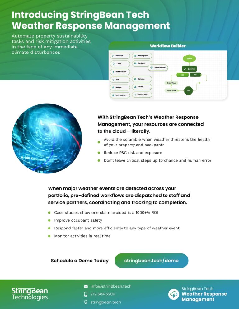 Weather Response Management - StringBean Technologies